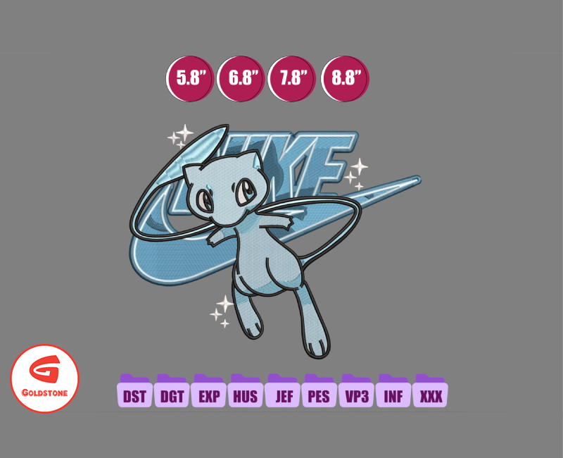 Nike Mew Anime Embroidery Design, Ni ke Anime Embroidery Des - Inspire ...