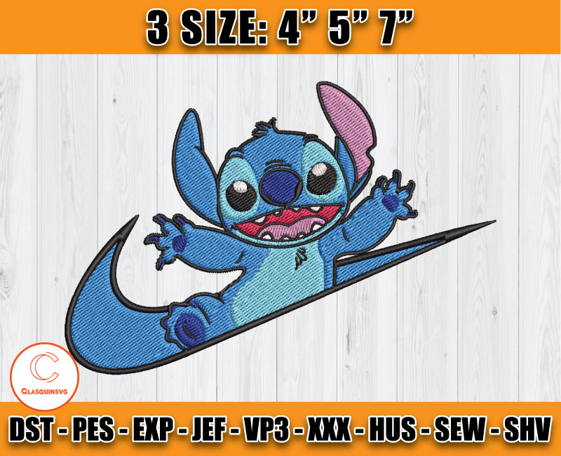 Nike Stitch Embroidery, Disney Nike Embroidery, Lilo and Sti - Inspire ...