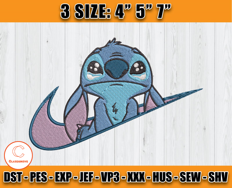 Nike Stitch Embroidery, Disney Embroidery, Lilo and Stitch E | Inspire ...