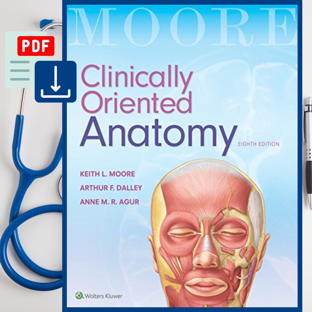 Clinically Oriented Anatomy 8th Edition Moore Dalley | Inspire Uplift