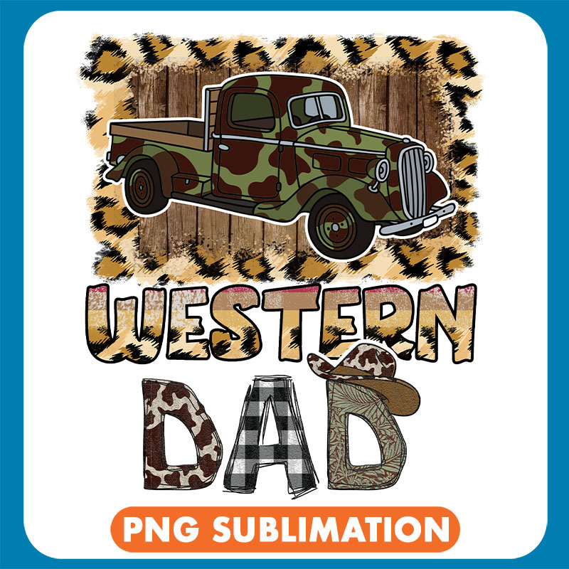 Western Dad Camo Car Png | Inspire Uplift