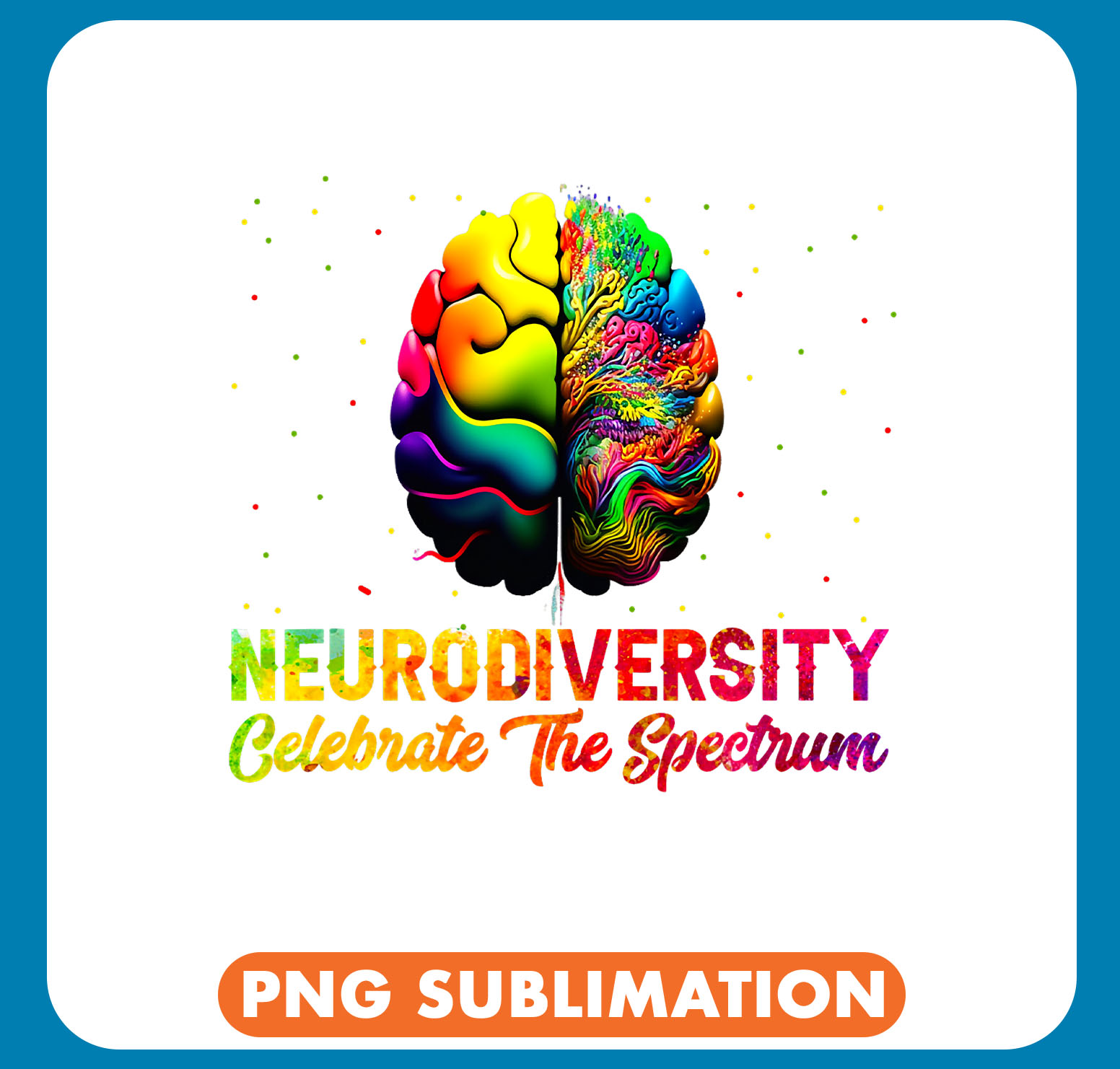 Autistic Neurodiversity Autism Spectrum ASD ADHD Rainbow Boh | Inspire ...