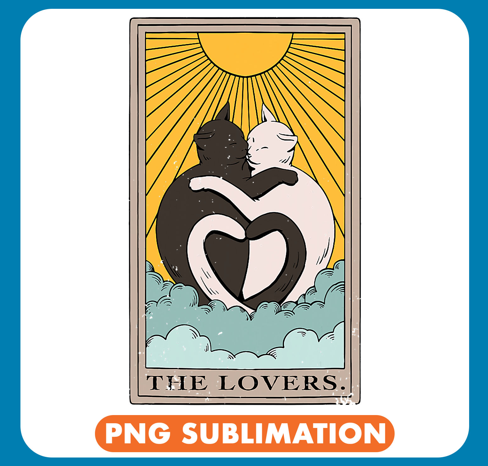 Cat Paws The Lovers Tarot Card Design for a Tarot Card Reade | Inspire ...