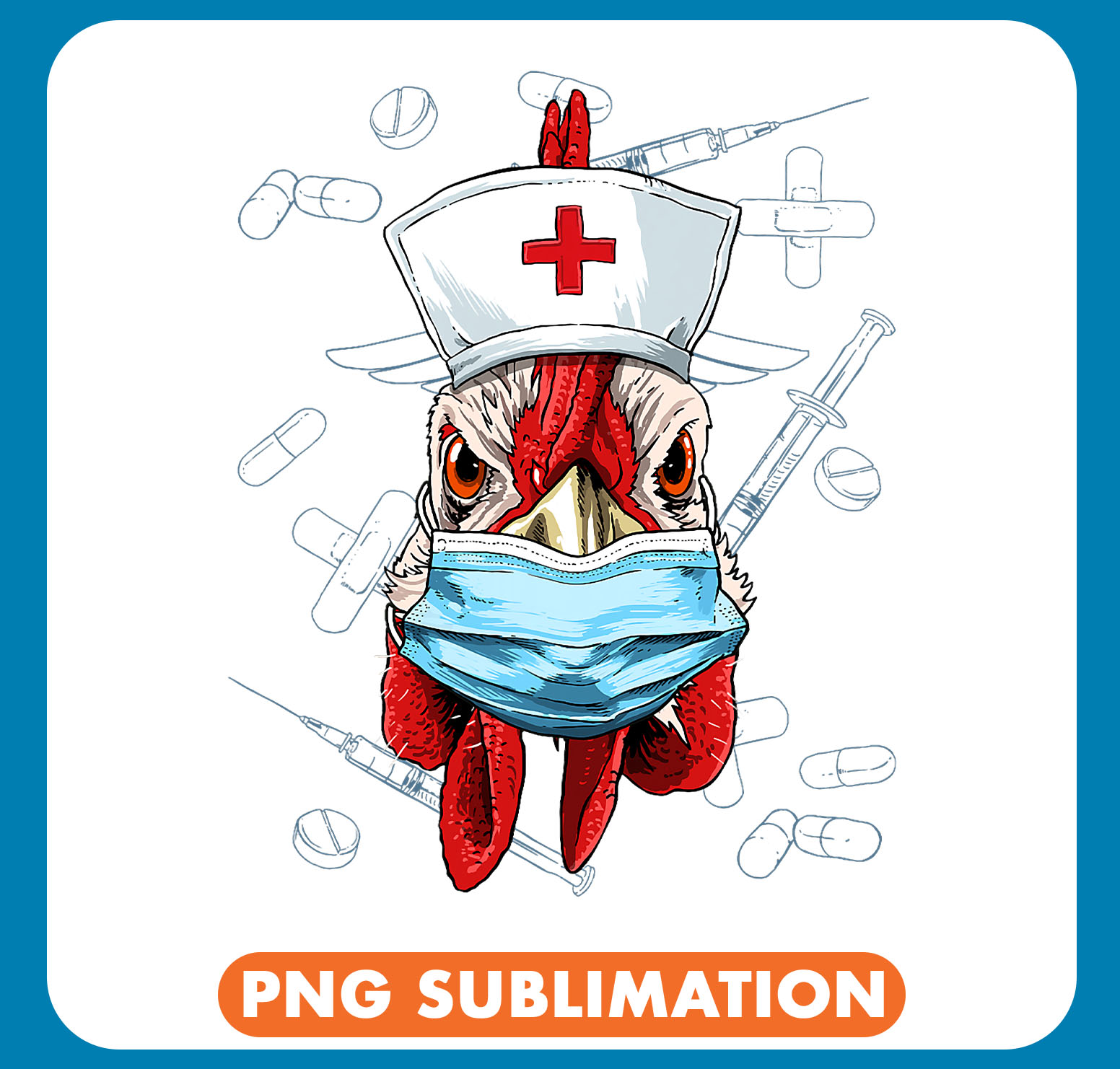 Chicken Lover Hospital Chicken ER Nurse RN LPN Nurse Life Ch | Inspire ...