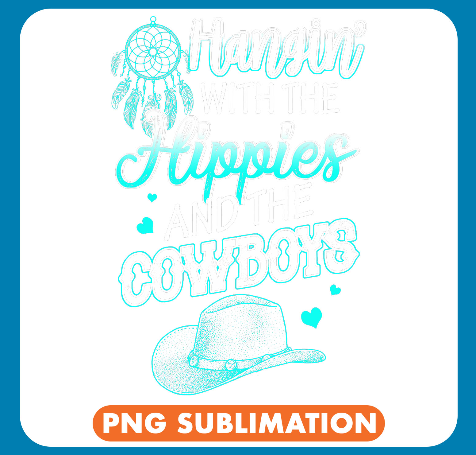 Cow Lover Hangin With The Hippies The Cow Boypng | Inspire Uplift