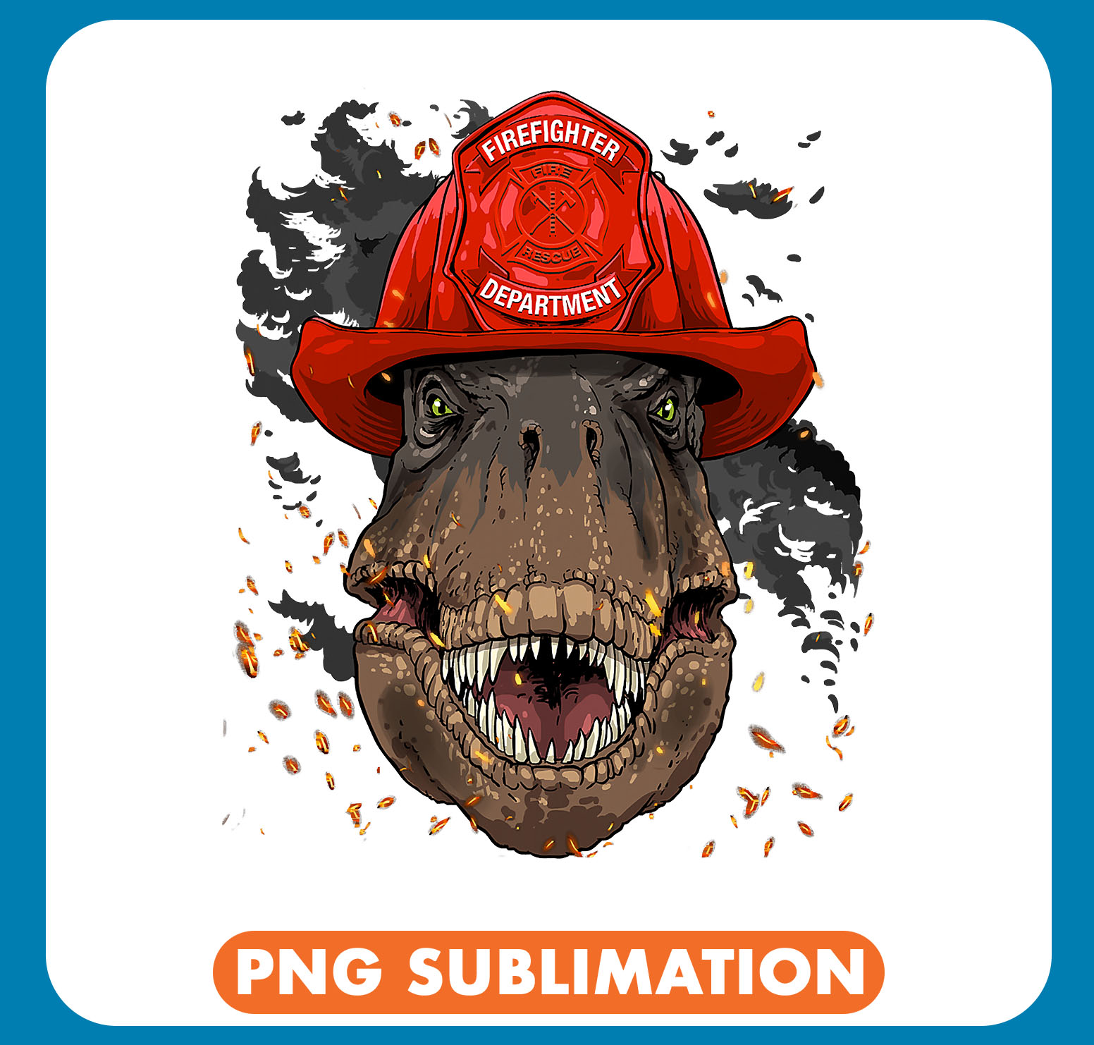 Dinosaur Dino Dino Firefighter T Rex Dino Fire Department Fi | Inspire ...