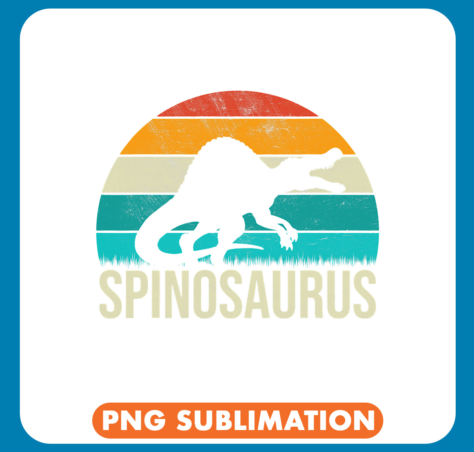 Dinosaur Dino Dino Spinosaurus Vintage Retro Sunset Dinosaur | Inspire ...