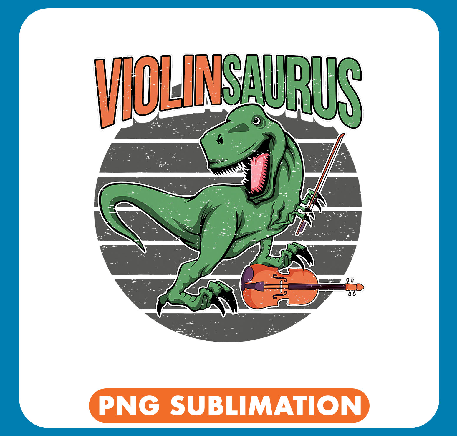 Dinosaur Dino Violin Player Violinsaurus Dinosaur Violin png | Inspire ...