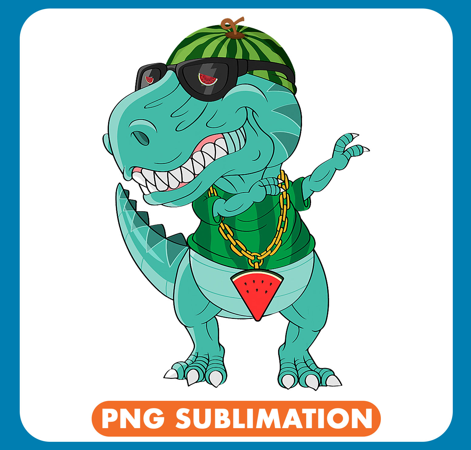 Dinosaur Dino Watermelon Dinosaur Melon TRex Kids png | Inspire Uplift