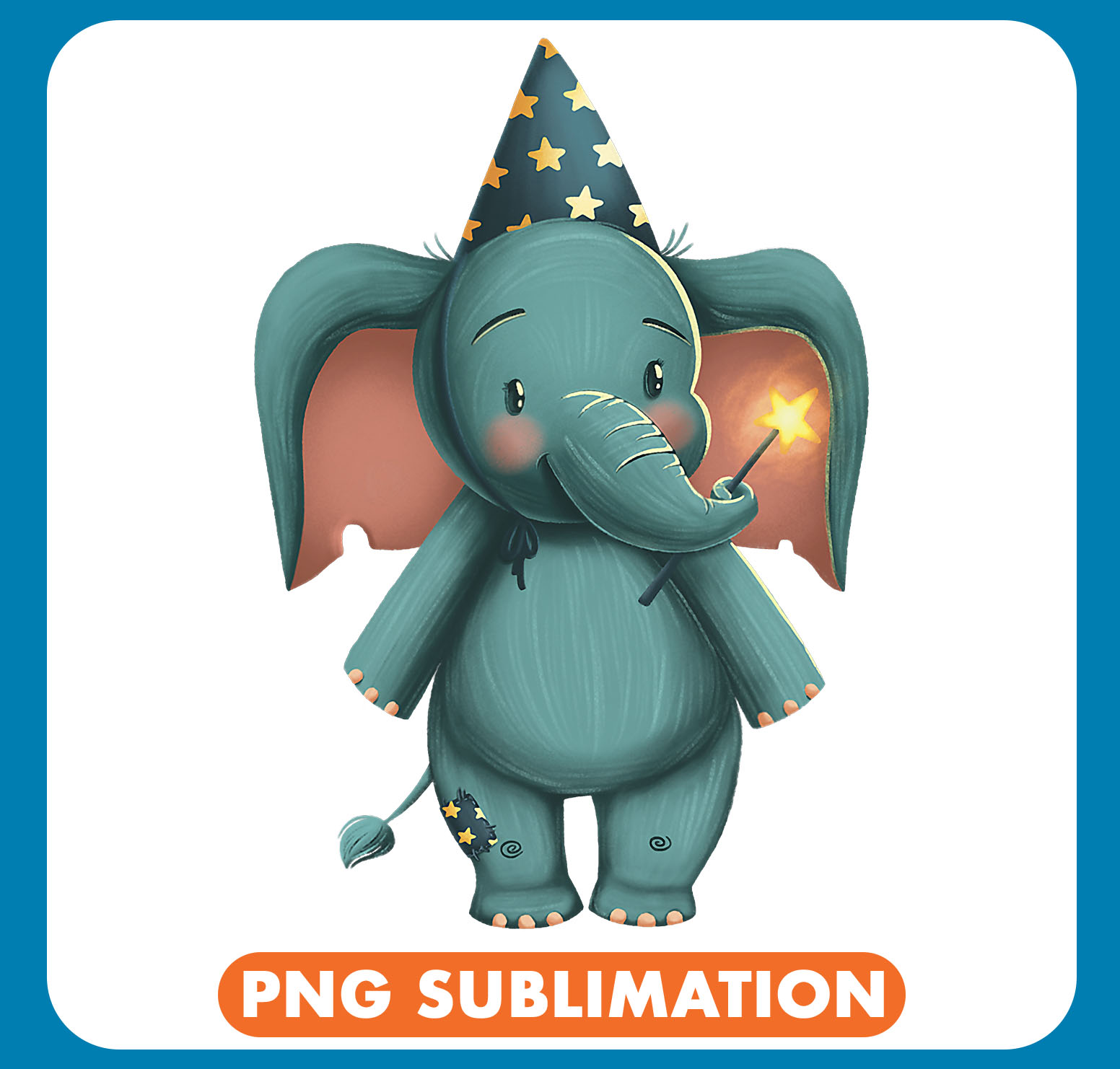 Elephants Lover Cute Birthday Baby Elephant png | Inspire Uplift