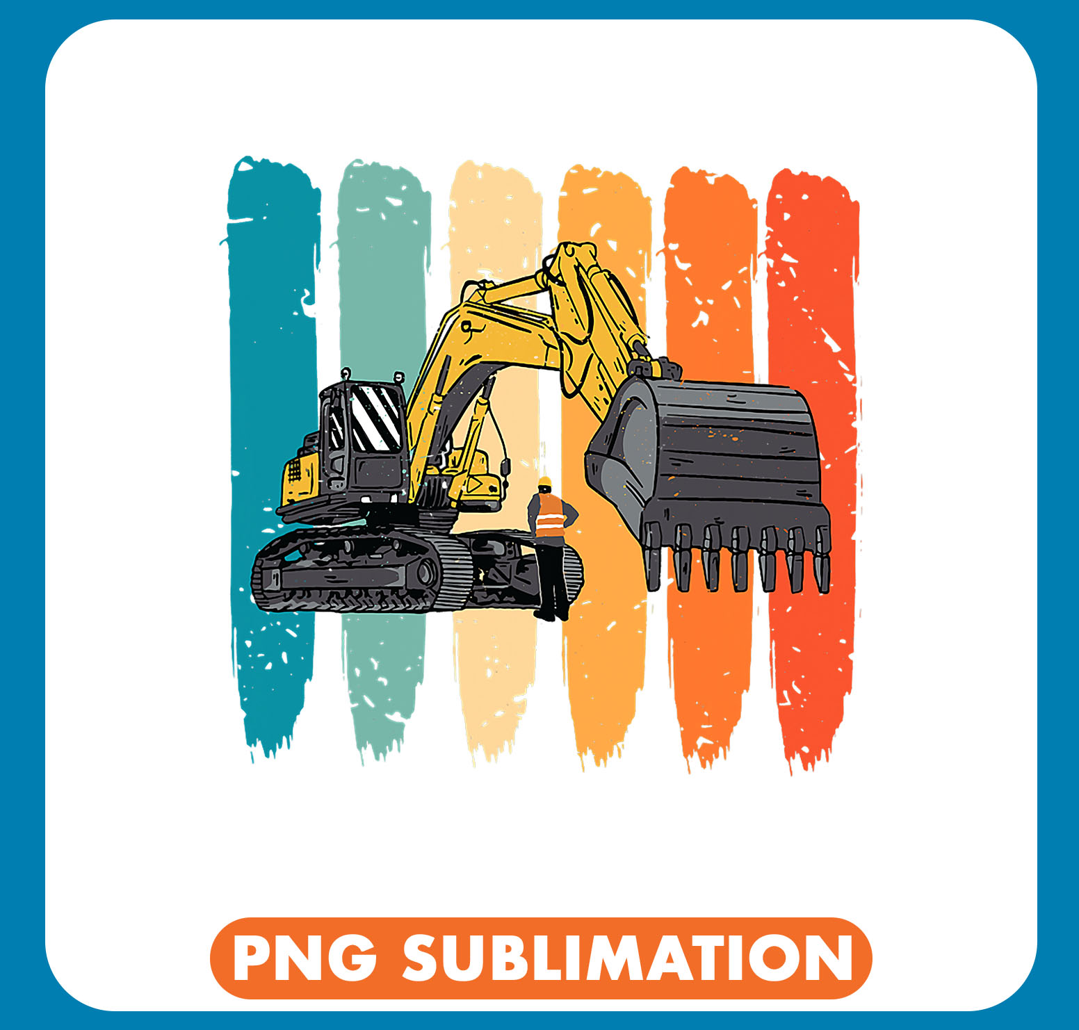 Excavator Ex Retro Excavator Digging Backhoe Construction Ve | Inspire ...