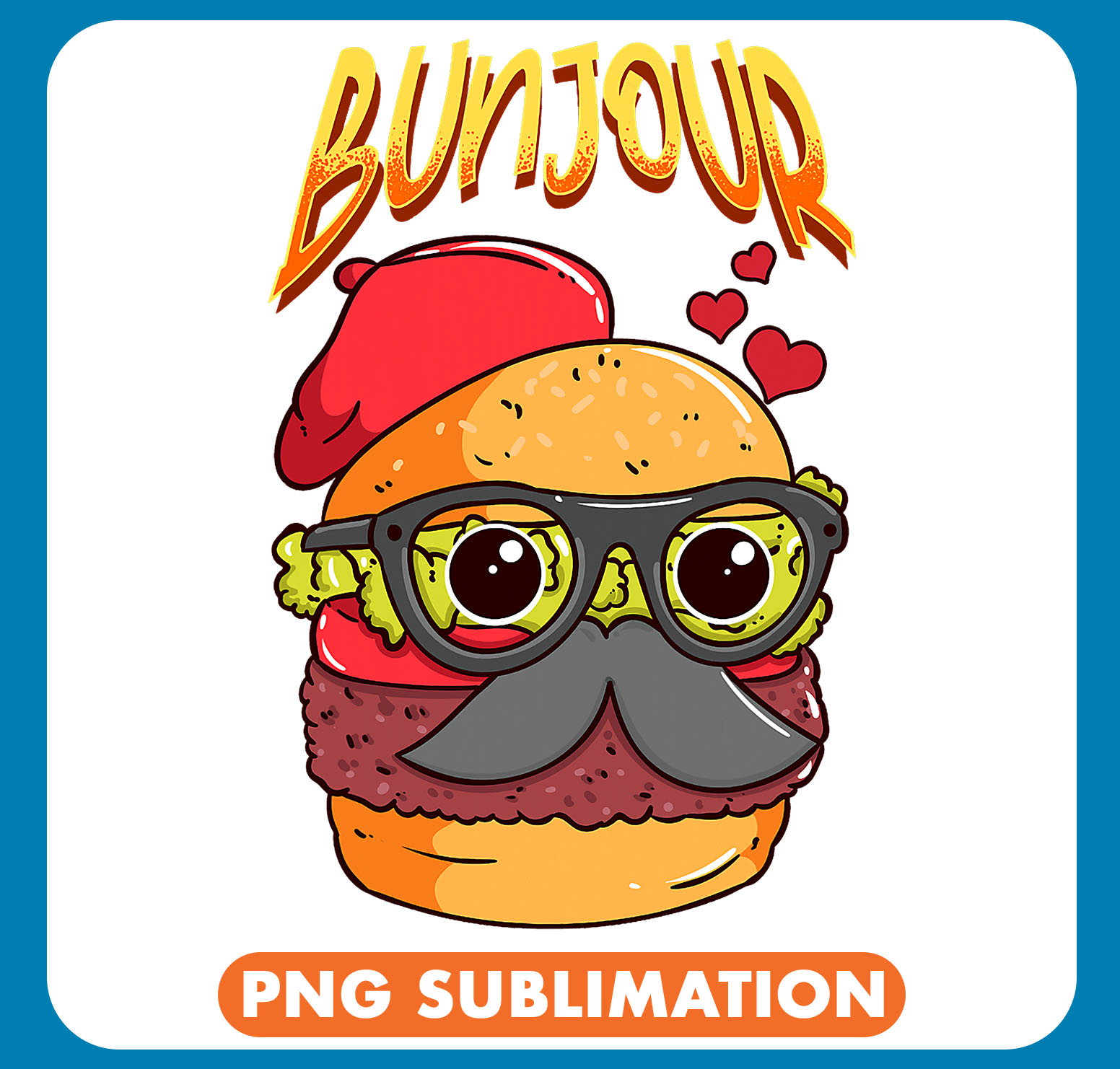 Funny Burger BunJour Cheeseburger Hamburger Bunjour Burgers | Inspire ...