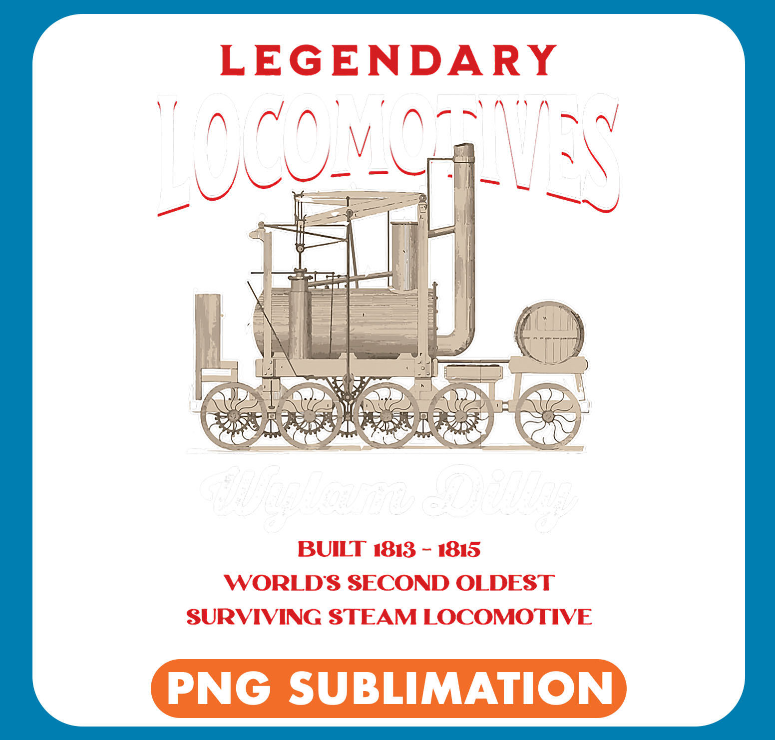 Legendary Locomotives Wylam Dilly Steam Locomotive 181315 pn | Inspire ...