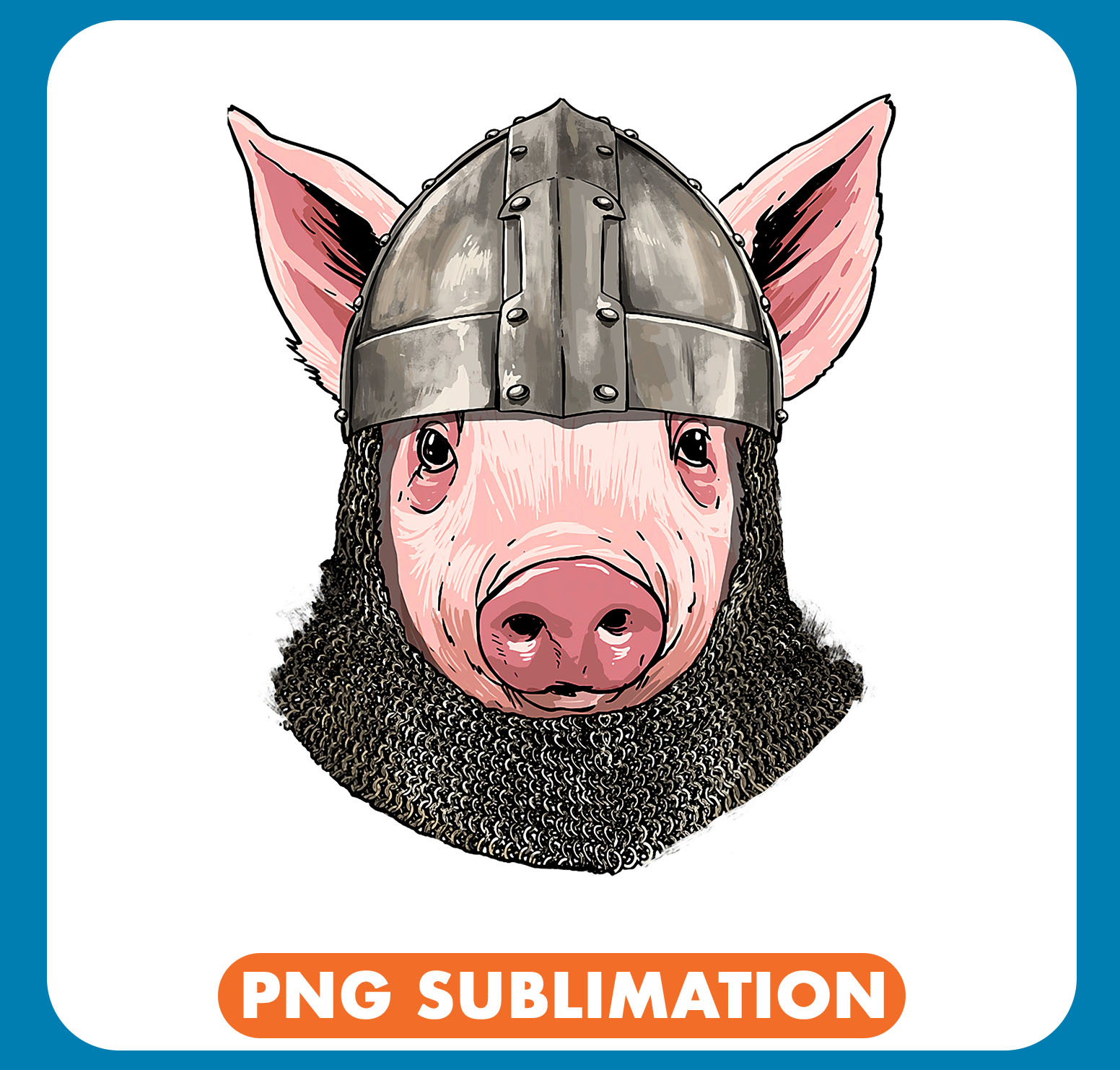Pig Medieval Knight Templar Renaissance Pig Lover Farmer png | Inspire ...