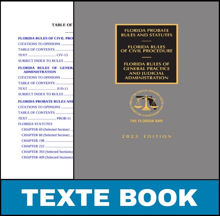 Florida Probate Rules and Statutes, Rules of Civil Procedure | Inspire ...