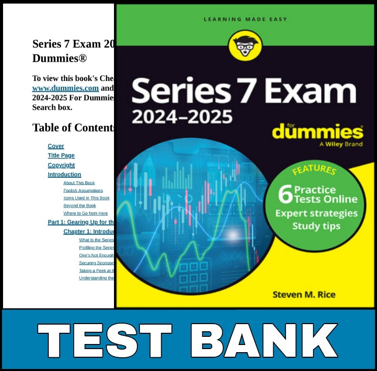Test: Series 7 Exam 2023/2024 for Dummies test online - Inspire Uplift