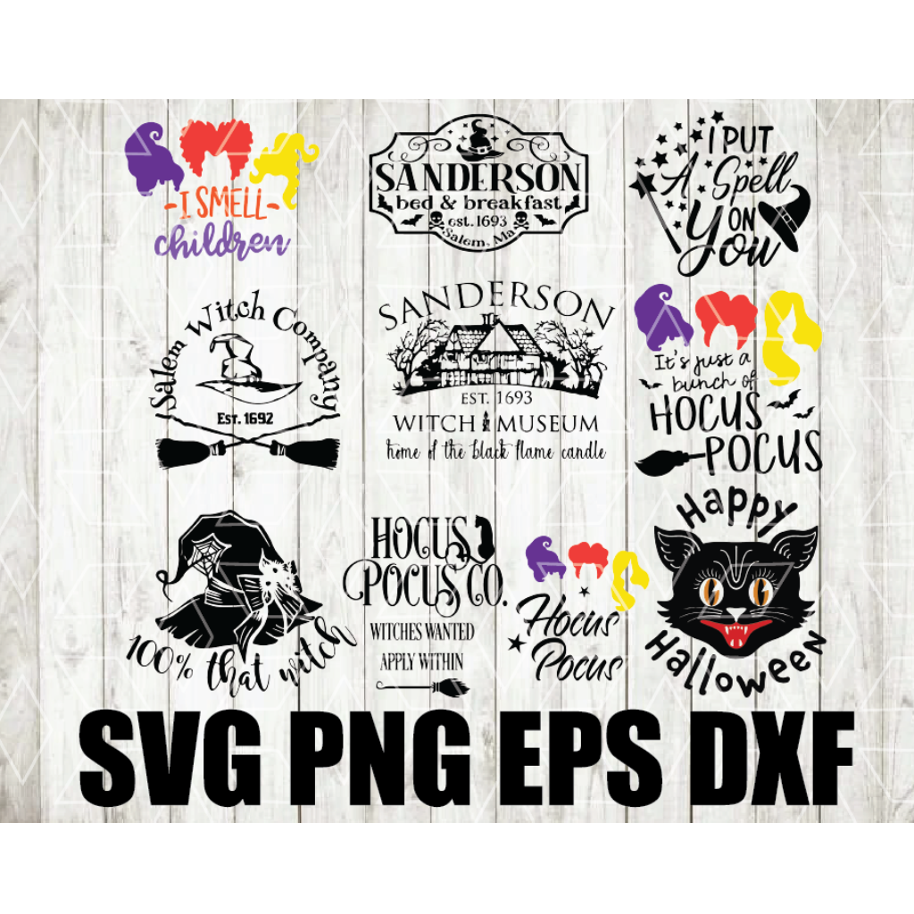 Hocus Pocus SVG , Hocus Pocus PNG, Hocus Pocus Clipart, Hocu - Inspire ...