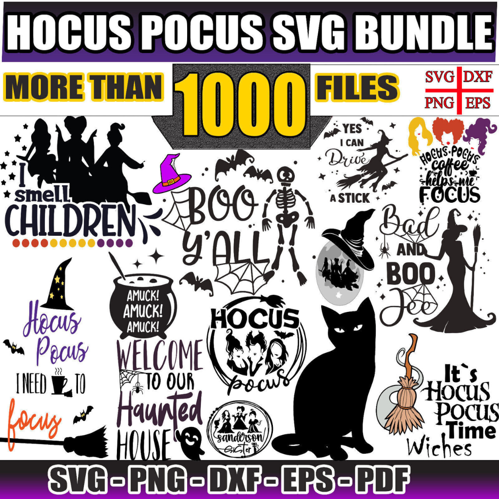 Hocus Pocus SVG , Hocus Pocus PNG, Hocus Pocus Clipart, Hocu | Inspire ...