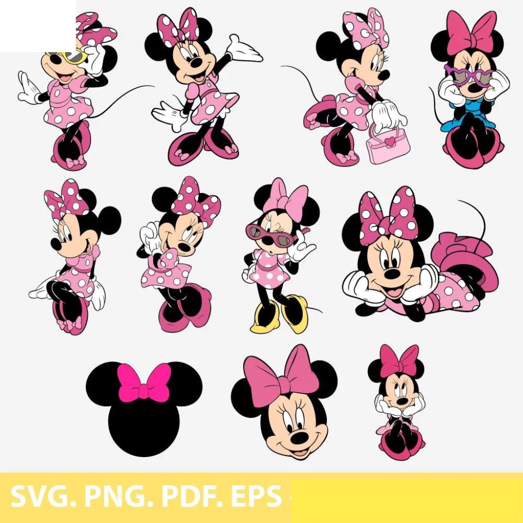 Minnie Mouse SVG , Minnie Mouse PNG , Minnie Mouse Logo, Min - Inspire ...