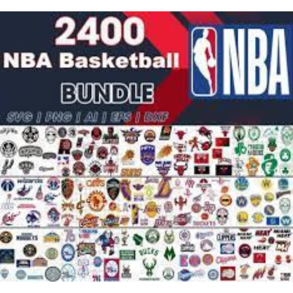 NBA Logo 100 Files Bundle, NBA Svg, NBA Teams Svg, Nba Png, - Inspire ...
