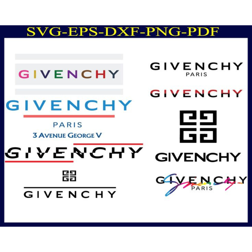 Givenchy Logos Bundle Svg, Trending Svg, Givenchy Svg, Given - Inspire ...