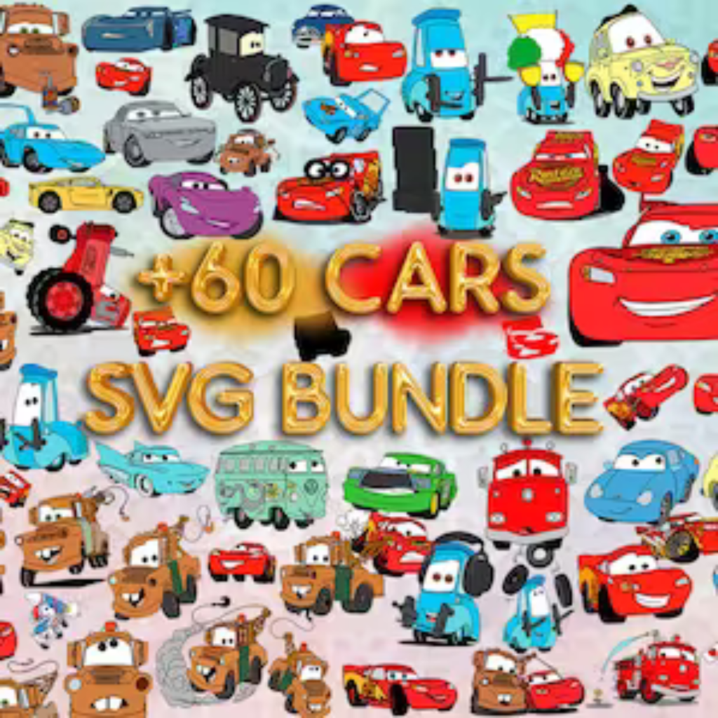 Disney Cars Svg Bundle, Trending Svg, Cars Svg, Toy Cars Svg | Inspire ...