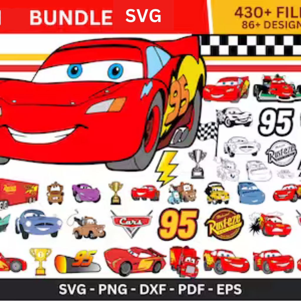 Disney Cars Svg Bundle, Trending Svg, Cars Svg, Toy Cars Svg | Inspire ...