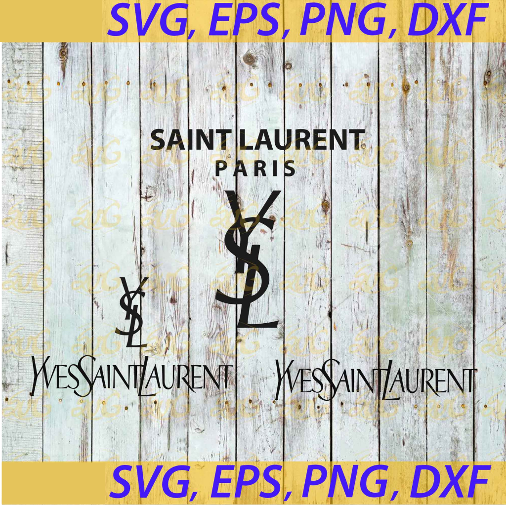 YSL Logo Bundle Svg, YSL Logo Svg, Yves Saint Laurent Logo, - Inspire ...