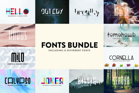 Fonts Bundle Vol 1 Font | Inspire Uplift