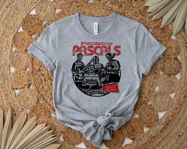 Pedro Pascal Retro Band Shirt Pedro and the Pascals Shirt, G - Inspire ...
