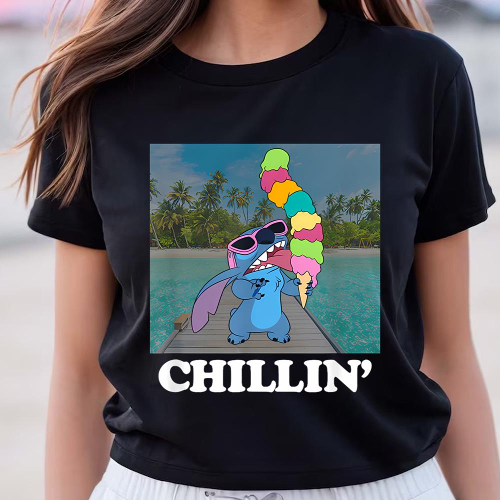 Disney Lilo And Stitch Chillin Ice Crem Tower Beach Picture | Inspire ...