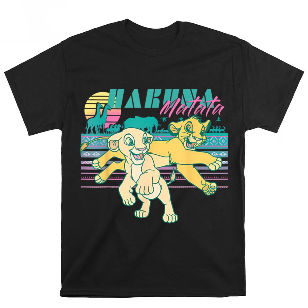 Disney Lion King Simba And Nala Retro Landscape Portrait T S | Inspire ...