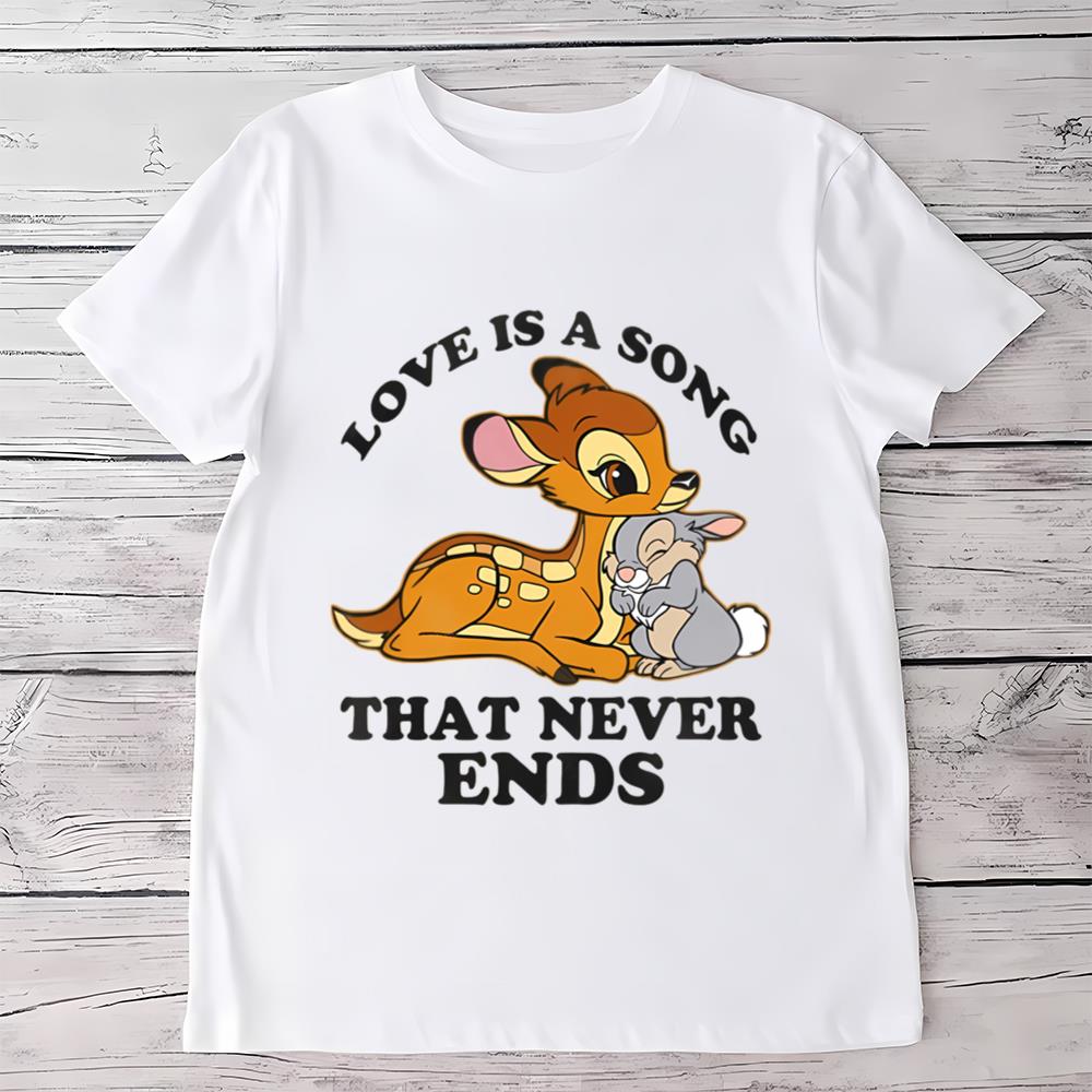 Disney Bambi And Thumper Rabbit Love Is A Song That Never En | Inspire ...