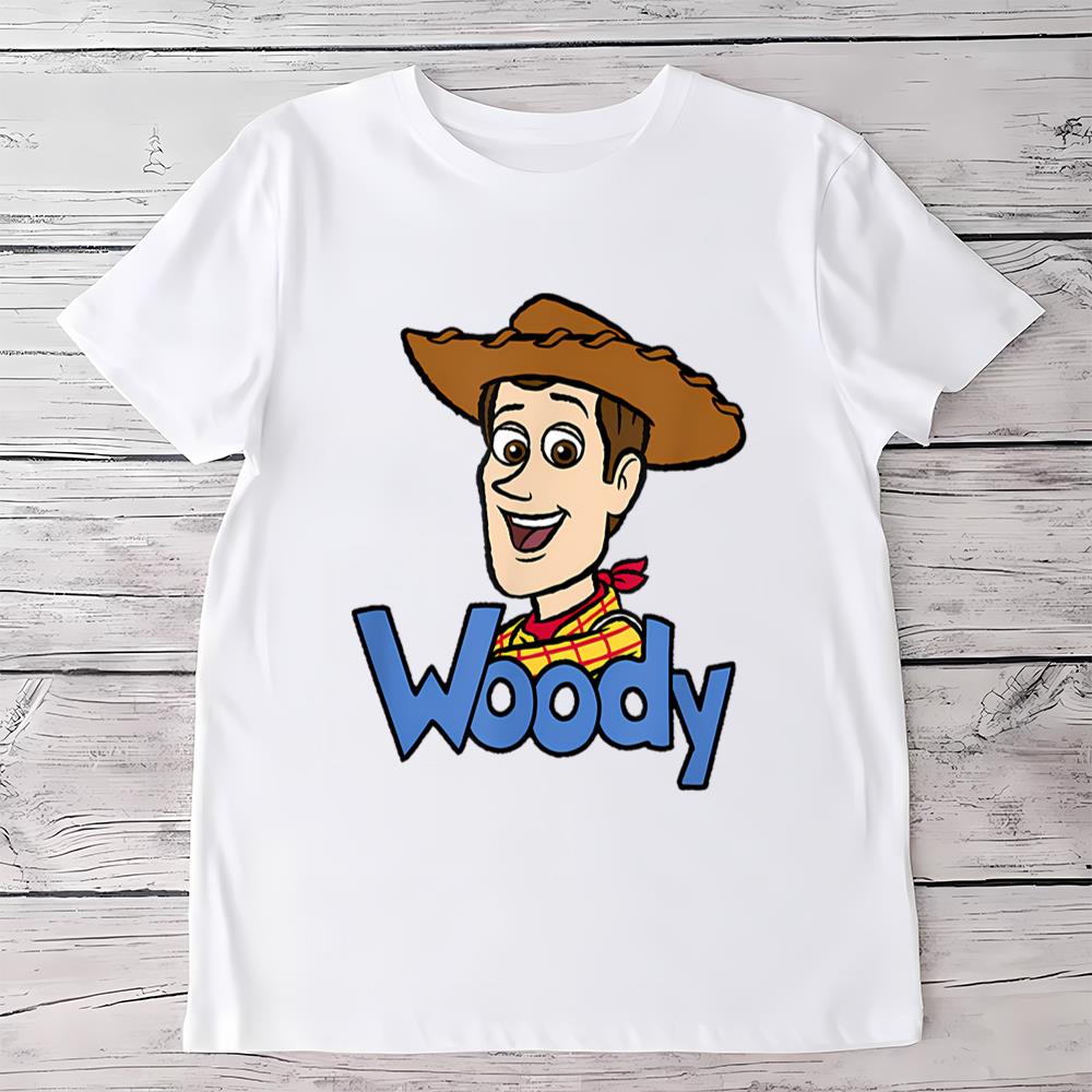 Disney Pixar Toy Story Woody Smiling Portrait Blue Letters T | Inspire ...