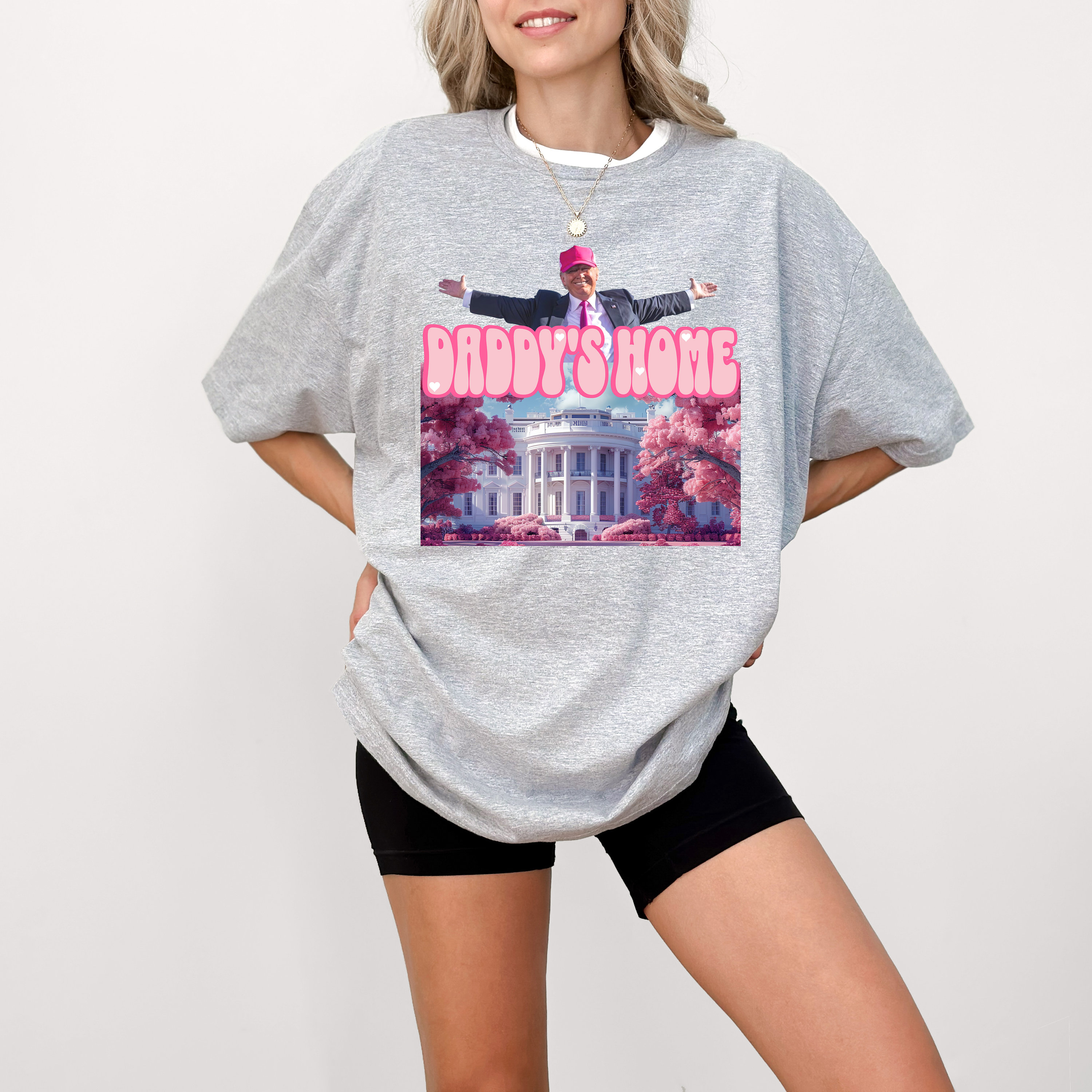 Daddys home shirt, White House trump 2024 shirt get in loser | Inspire Uplift