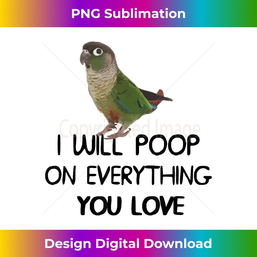 Green Cheek Conure Apparel, Poop On Everything Parrot Bird - | Inspire ...