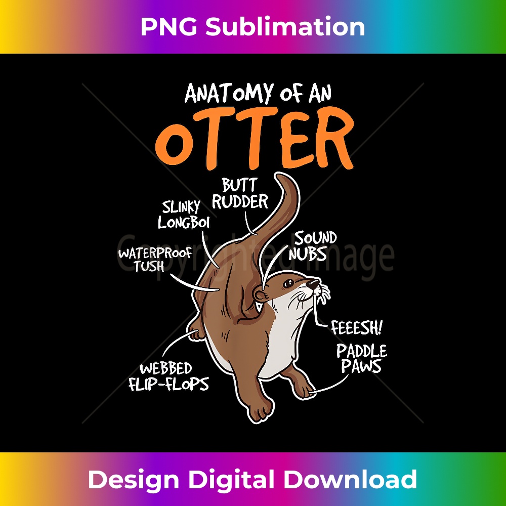 Kids Sea Otter Gift Otter Stuff Anatomy Of An Otter - Deluxe - Inspire ...