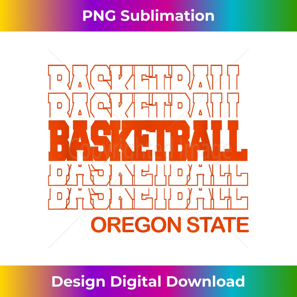 Basketball Oregon State in Modern Stacked Lettering - Vibran | Inspire ...