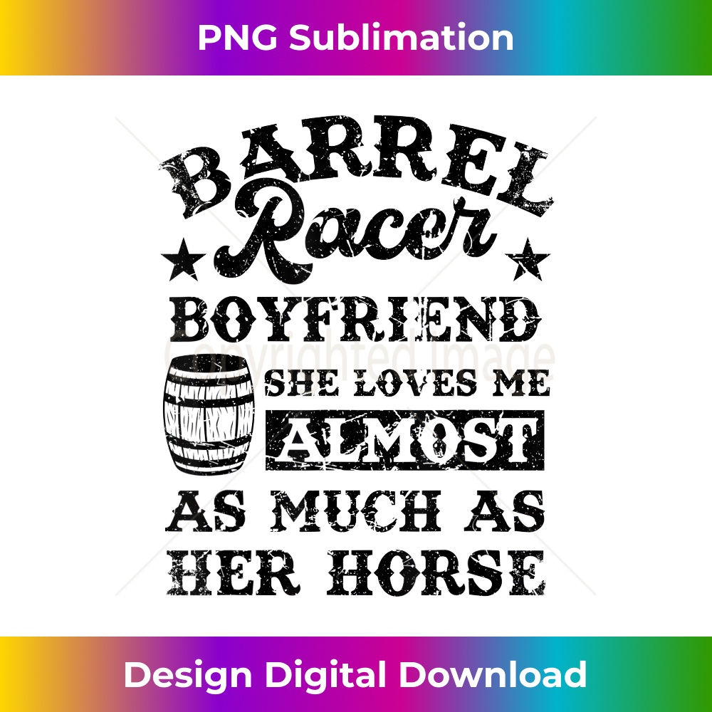 Mens Vintage Barrel Racer Boyfriend Meme Horse Racing Lover | Inspire ...