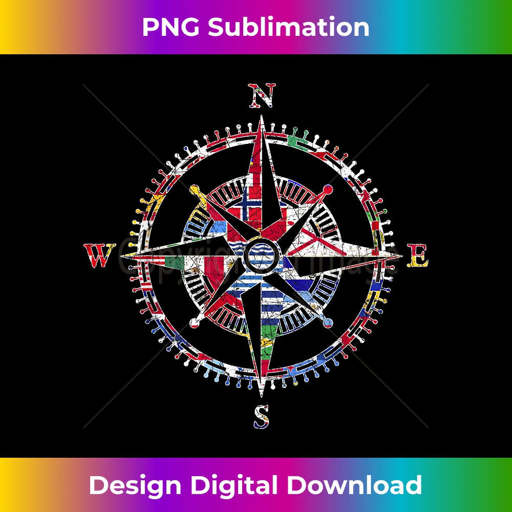 Country Flags Compass Traveler World Flags - Crafted Sublima | Inspire ...