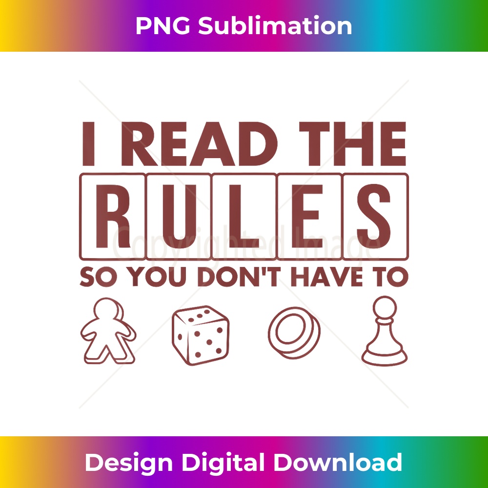 Funny I Read The Rules So You Don't Have to Board Game Gift | Inspire ...