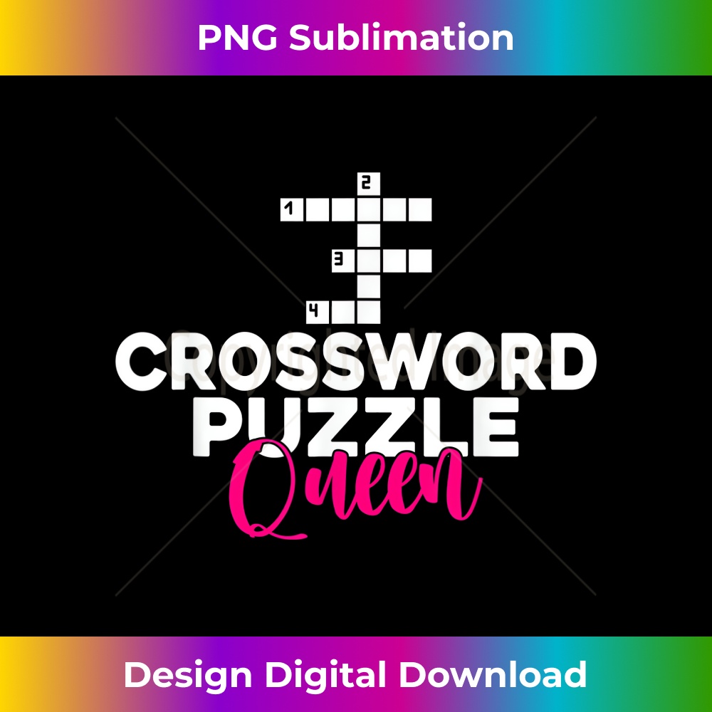 Crossword Puzzle Queen - Luxe Sublimation PNG Download - Liv - Inspire ...