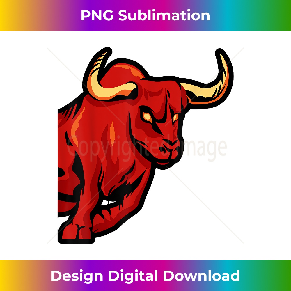 CHARGING RAGING RED BULL - Innovative PNG Sublimation Design | Inspire ...