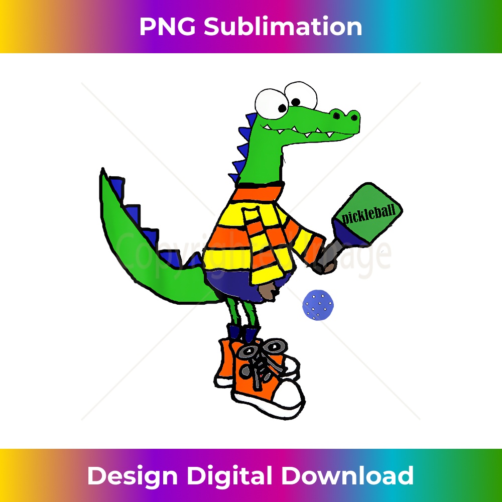 SmileteesSports Funny Alligator Playing Pickleball - Innovat | Inspire ...