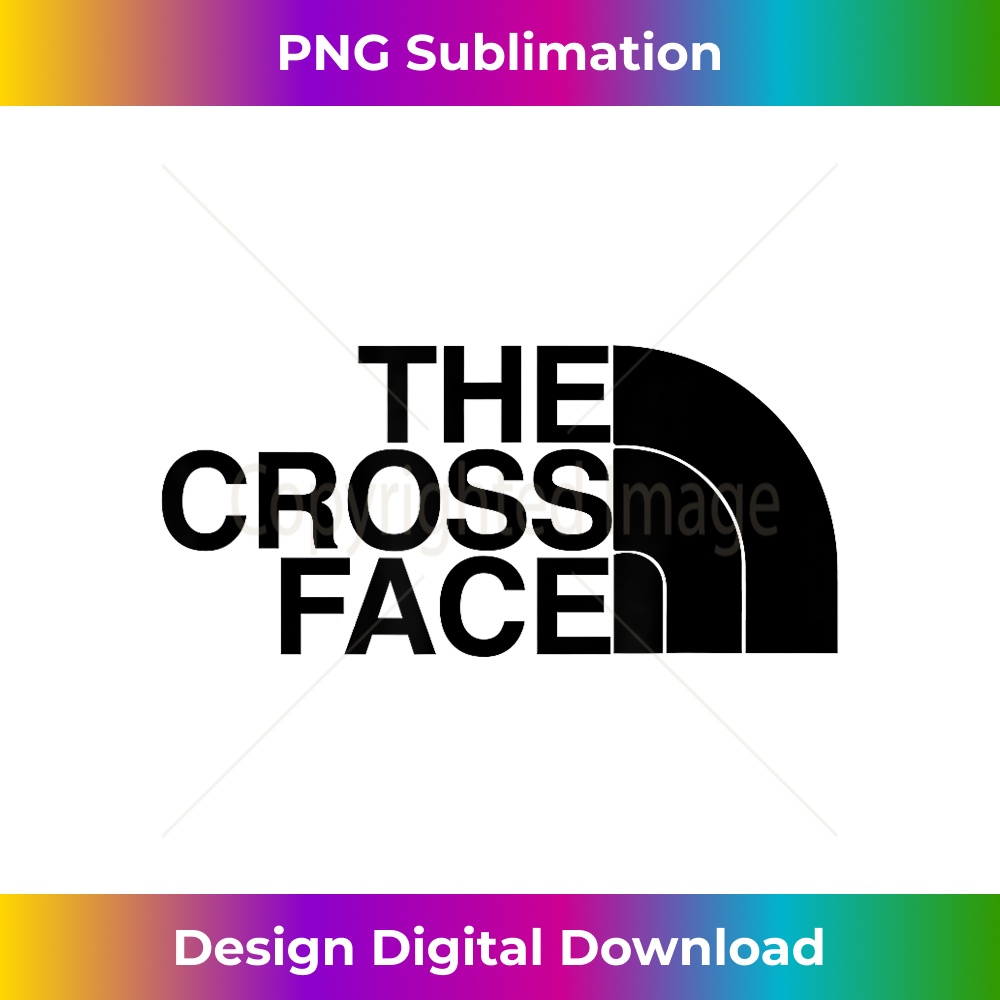 The Cross Face Wrestling Black Logo - Sleek Sublimation PNG - Inspire ...