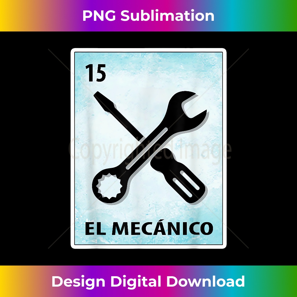 El Mecanico Mexican Mechanic Cards - Deluxe PNG Sublimation | Inspire ...