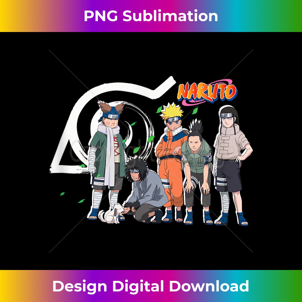 Naruto Characters & Konoha Emblem - Minimalist Sublimation D | Inspire ...