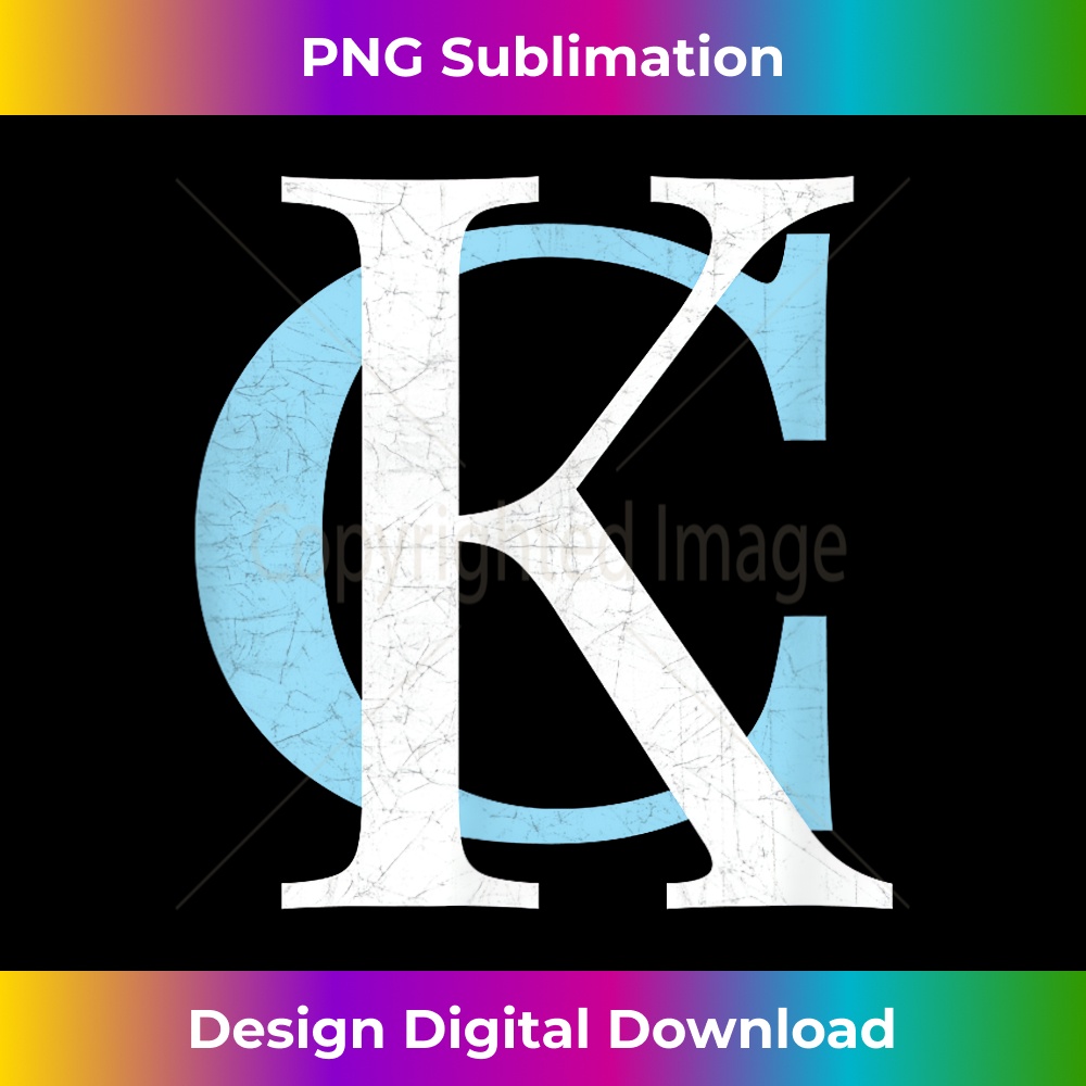 KC Royal Blue & Baby Blue Kansas City Letters Kc Initials - | Inspire ...