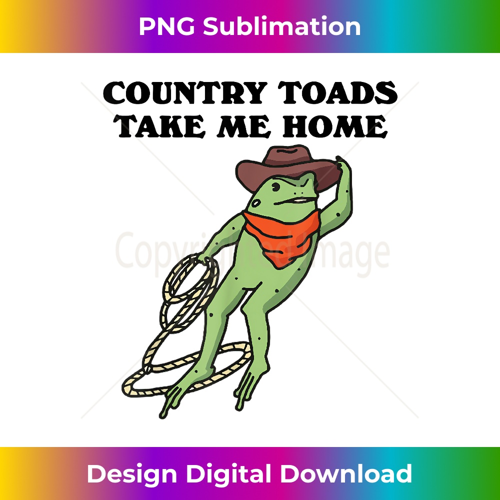 Country Toads Take Me Home Cowboy Frog Western Froggy Tee - | Inspire ...