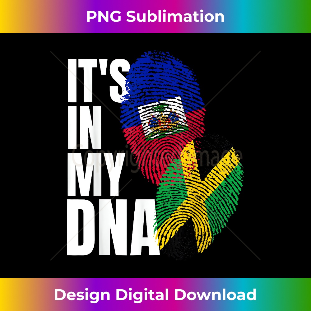 Jamaican And Haitian Mix Flag DNA Heritage Gift - Bohemian S - Inspire ...